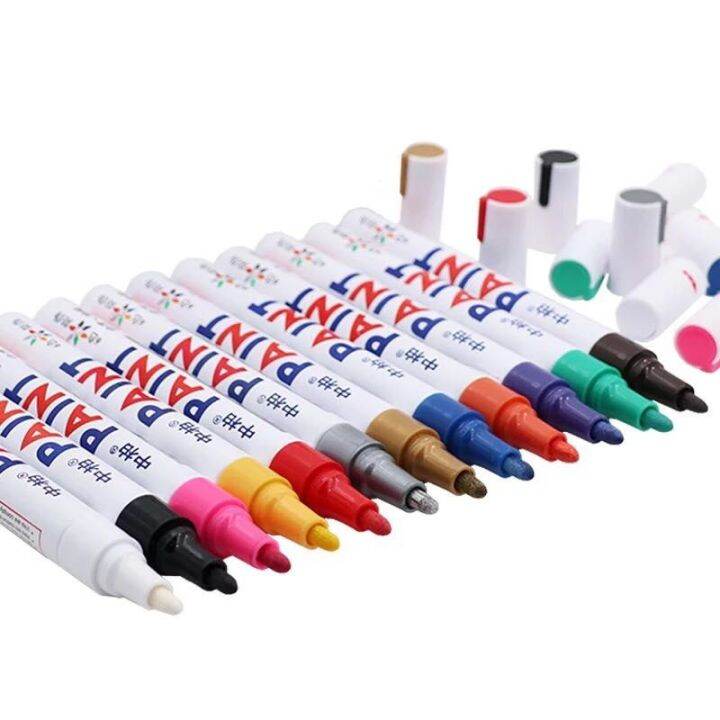 【READY STOCK】SIPA Waterproof Permanent Paint Marker Pen | Lazada