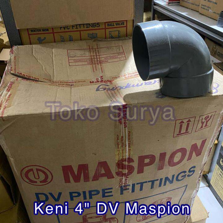 keni4dvmsp - SAMBUNGAN KENI 4" PIPA KNEE 4 INCH PVC BELOKAN L PVC ...