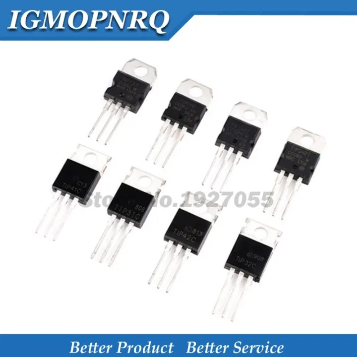 10ชิ้น TIP31C TIP32C TIP41C TIP42C TIP127 220 TIP102 TIP107 TIP112 TIP120 TIP122 TO 220 ...