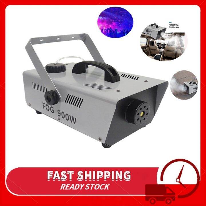 Heated Fog Machine 900W Wireless Remote Control Spray Sterilized Smoke Machine Fogging Machine ...