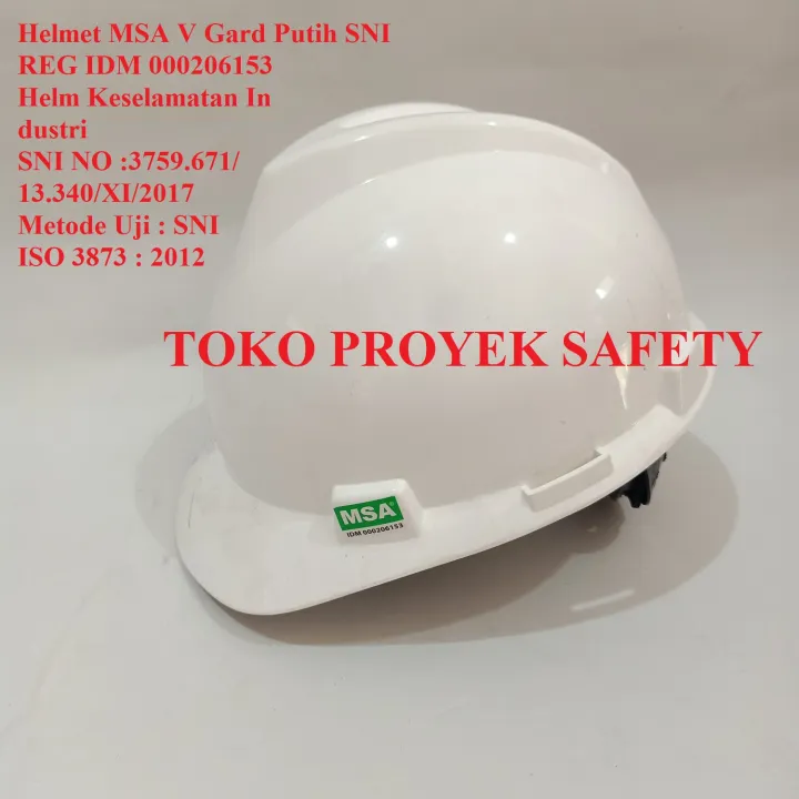 Safety Helmet SNI MSA Lokal / Helm Proyek Sarang Putar Fastrack ...