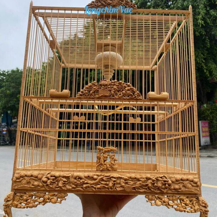 Lồng Chim Chào Mào Ráp Sẵn, Lồng Chim Chào Mào Đục CNC Đẹp Phụ Kiện Móc ...
