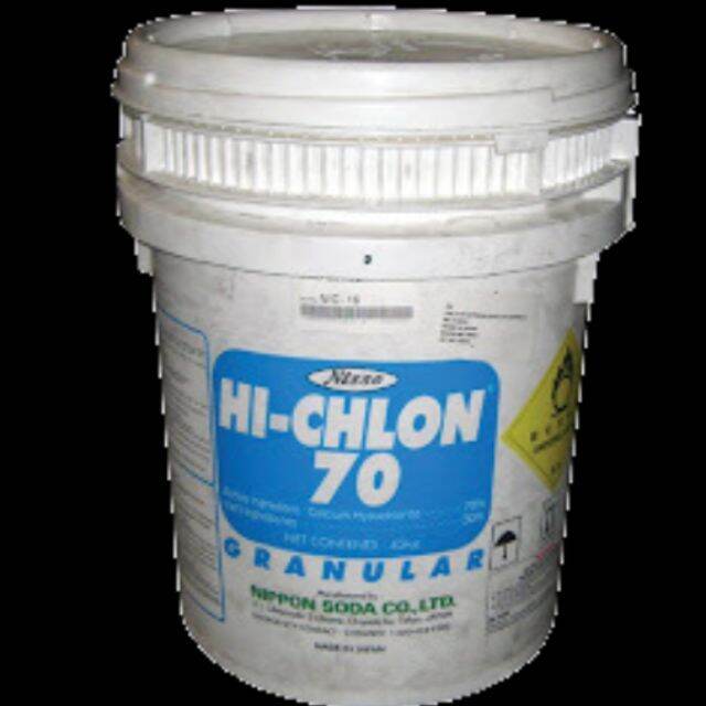 Hi-Chlon 70% Japan chlorine 45kg drum | Lazada PH