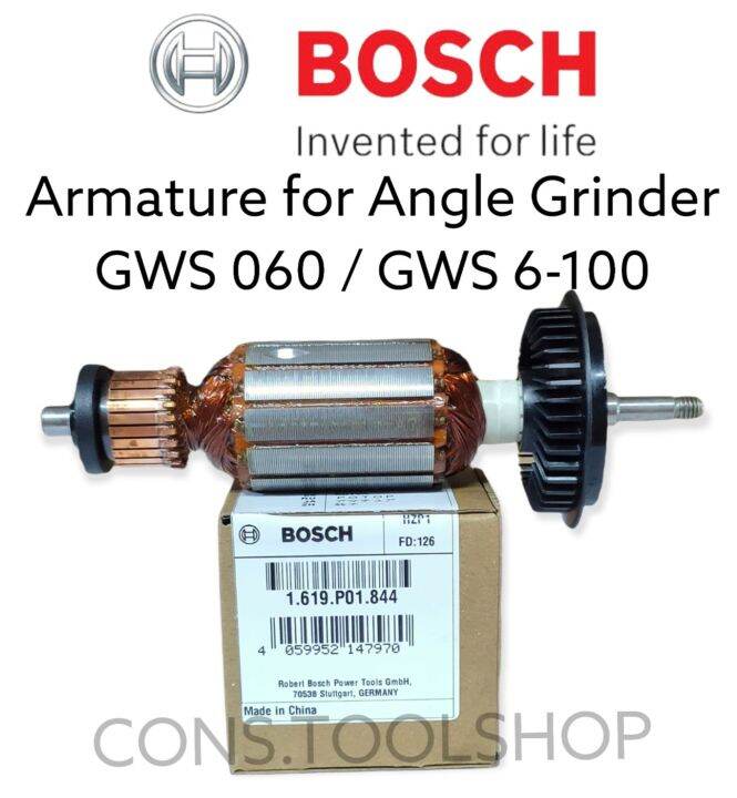 Original Armature/Rotor for Angle Grinder Model: GWS 060/GWS 6-100 ...