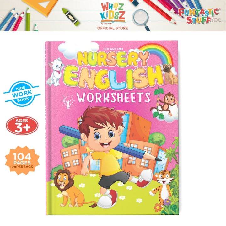 Whiz Kidsz Nursery English Worksheets Books for Kids | Lazada PH