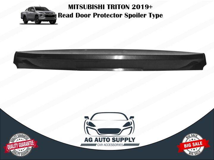 MITSUBISHI STRADA/TRITON 2019-2022 REAR TAILGATE PROTECTOR SPOILER TYPE ...