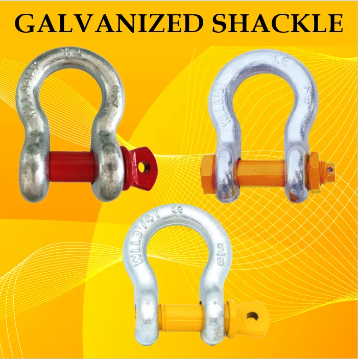 Golden Tool 1T 3/8 G209 Shackle Galvanized G209 Bow Shackle With Screw ...