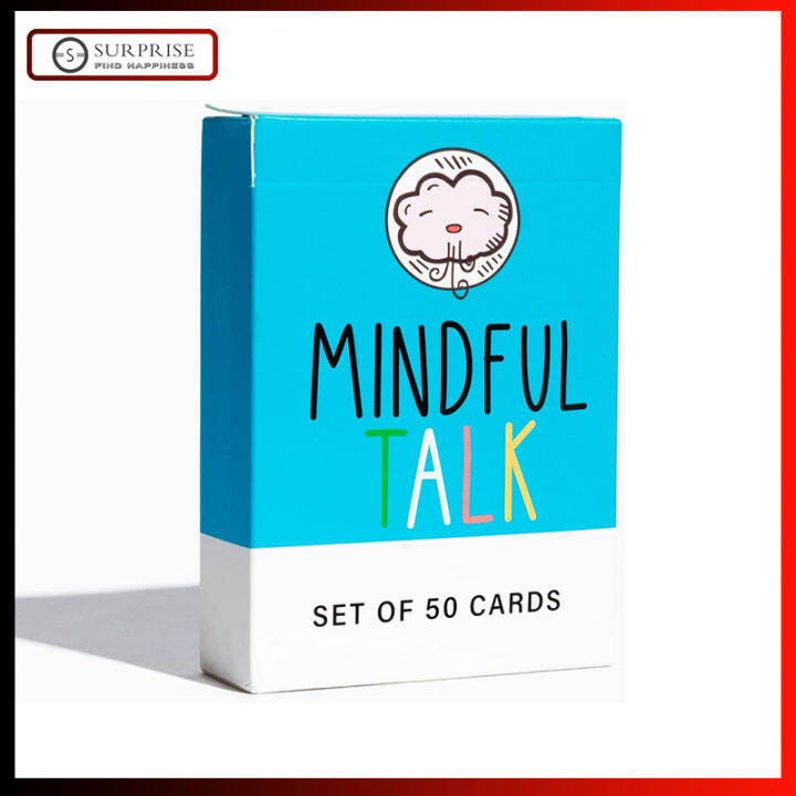MINDFULNESS GAME FOR KIDS: MINDFUL TALK CARDS | Lazada