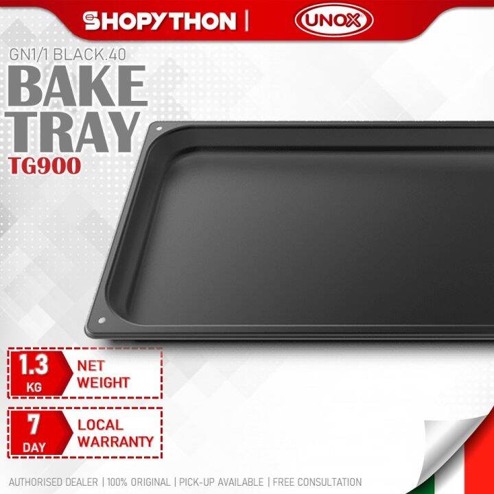 UNOX BLACK.40 TG900 (530x325mm) GN1/1 Non-Stick Stainless Steel Teflon ...