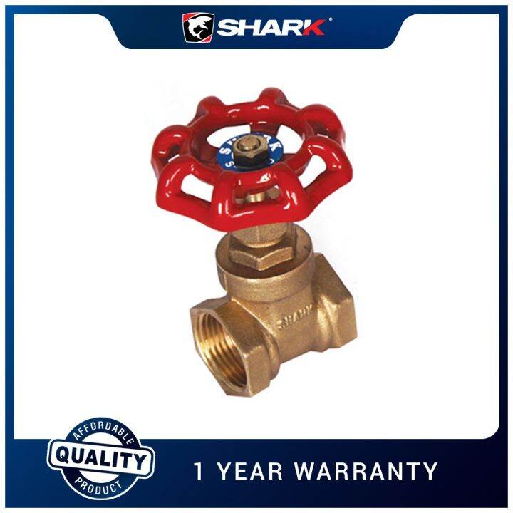 SHARK SF 2906 Brass Gate Valve 1/2" | Lazada PH