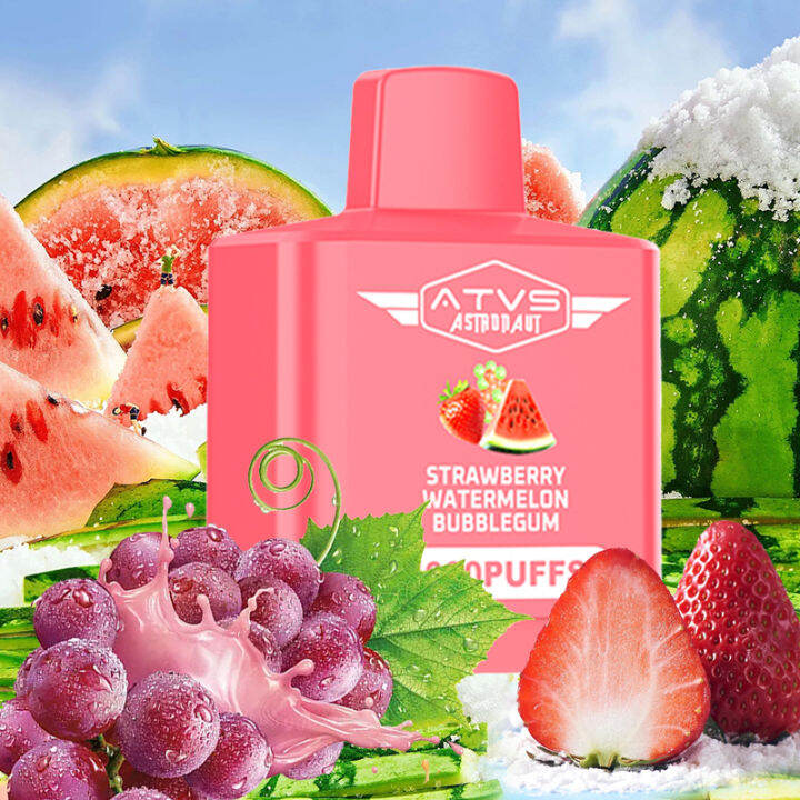 ATVS Vape Up To 4000 Puffs Disposable Pod Legit Demonvape 4k 10ml 3% ...