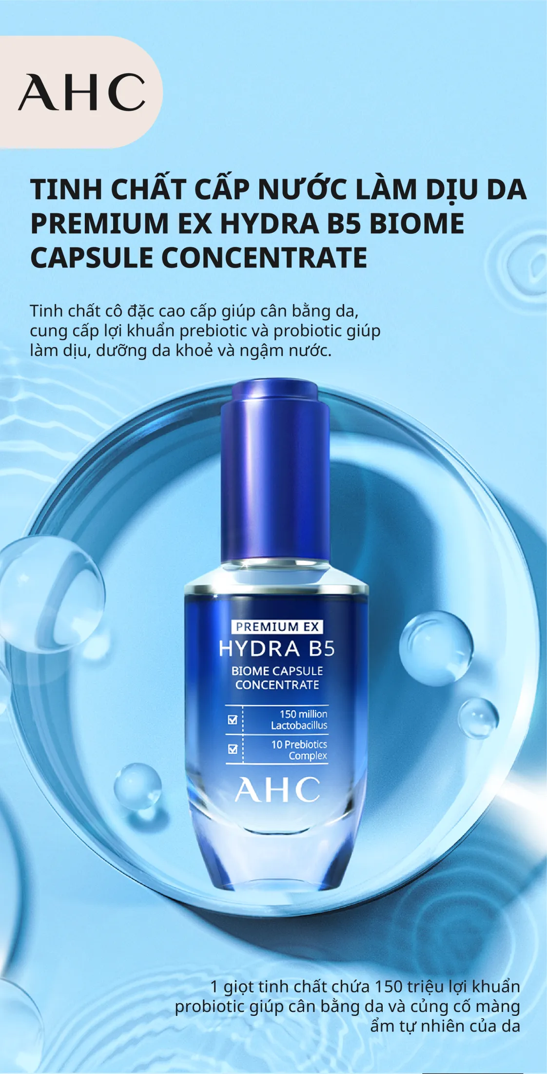 Tinh Chất Cô Đặc AHC Premium Ex Hydra B5 Biome Capsule Concentrate 30ml ...