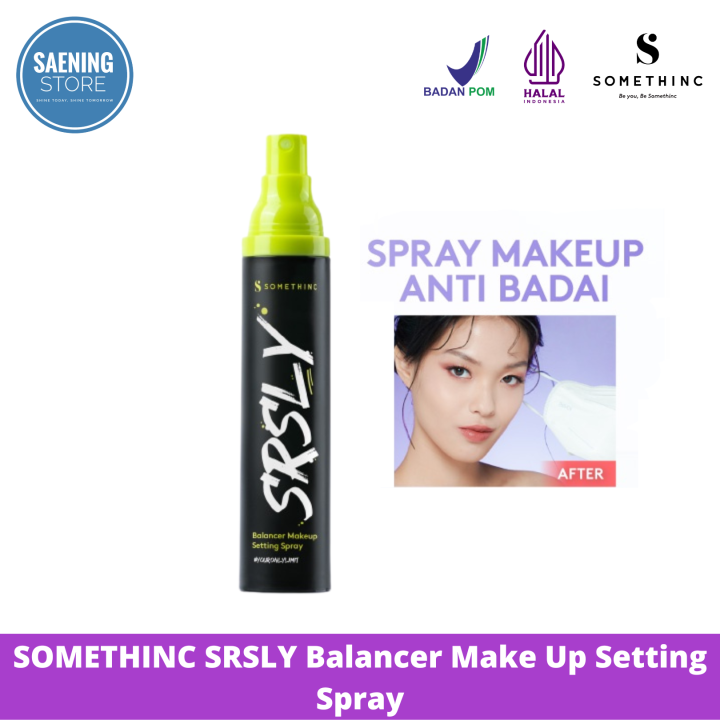 SOMETHINC SRSLY Balancer Make Up Setting Spray - Make Up Tahan Lama ...