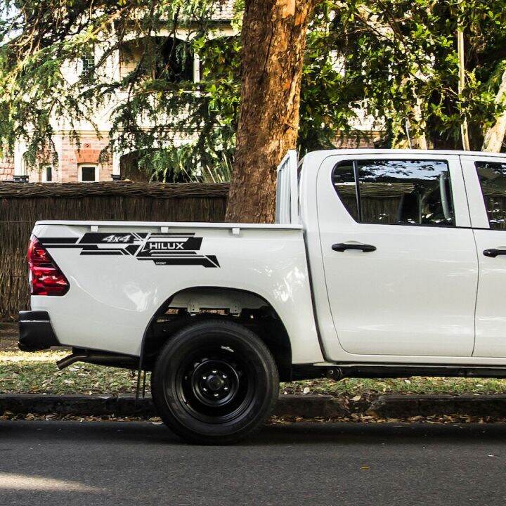 rear trunk bed box 4x4 stripe gradient graphic vinyl car sticker for ...