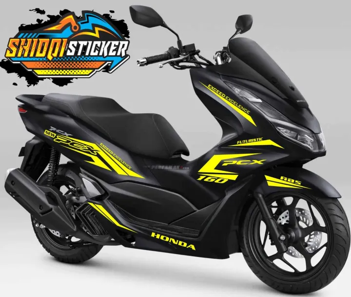 Stiker motor pcx 160 2022 full body karakter Decal pcx 160 full body ...