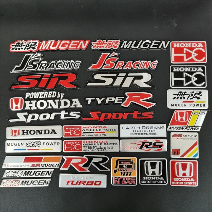 Mugen 3D Stickers Metal Car Emblem Auto Badge Tailgate Trunk Lid Decal ...