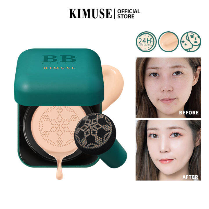 KIMUSE 3-IN-1 Cover Lasting Magic Cushion BB Cream Matte Skin Nourish ...