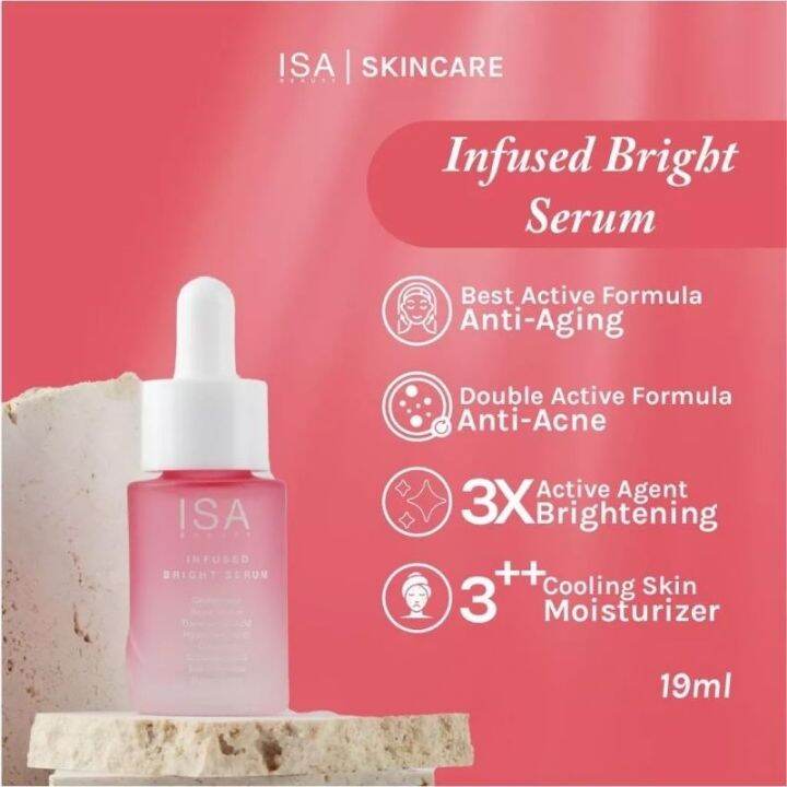 ISA Beauty Infused Bright Serum with Glutathione 15ml | Lazada Indonesia