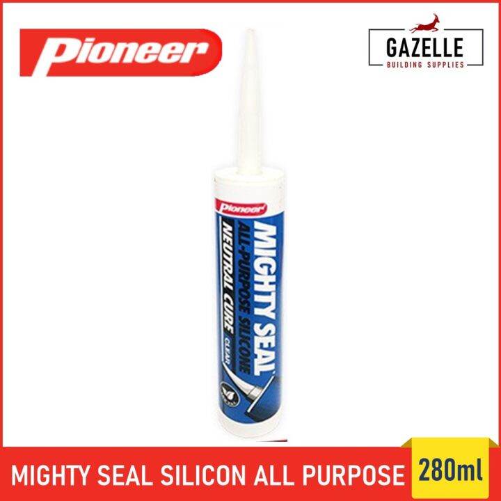 Pioneer Mighty Seal All Purpose Silicone Sealant Neutral Cure / Biocide ...