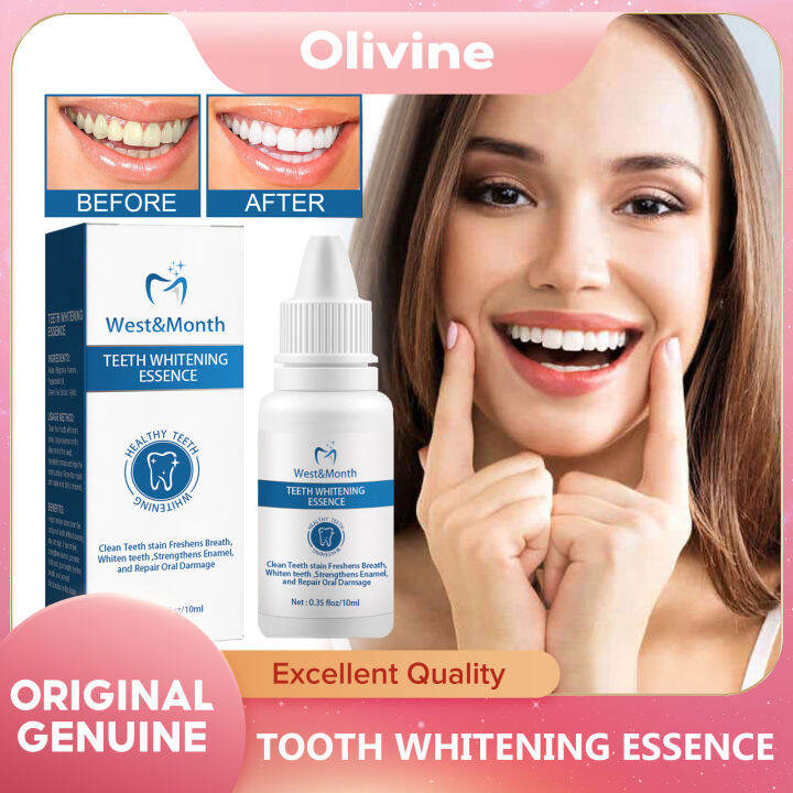 West&Month Tooth Whitening Essence Cleaning Tooth Yellow Tooth Stain ...