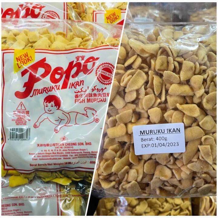 POPO MARUKU / POPO MARUKU IKAN / POPO MARUKU BABY 800G & 400G KESUKAAN KANAK-KANAK | Lazada
