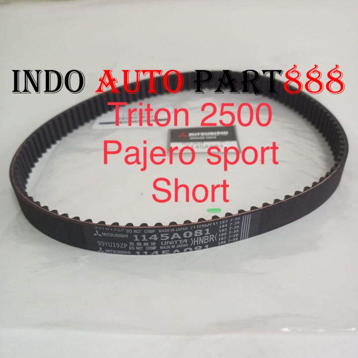 Timing Belt Mitsubishi Pajero Sport Triton 2.5 2500cc Short - Sabuk ...