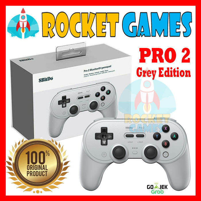 8bitdo Pro 2 Bluetooth Gamepad Wireles Switch PC Android MacOs Joystik ...