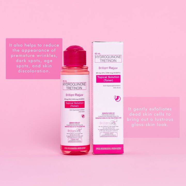 Brilliant Skin Rejuv Topical Solution Toner With Cpr Hydroquinone
