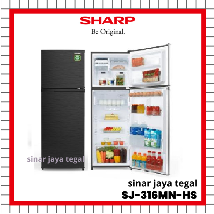 LEMARI ES SHARP 2 PINTU SJ-316MN-HS / KULKAS SHARP 2 PINTU SJ-316MN-HS | Lazada Indonesia