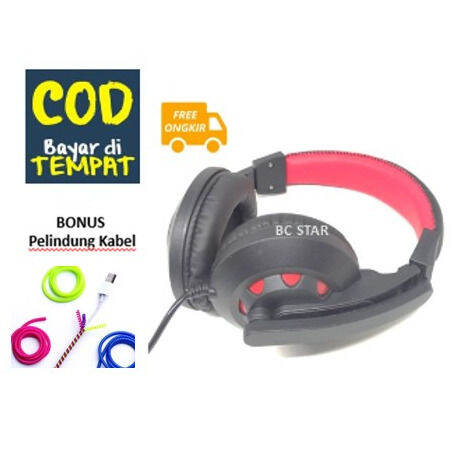 BC - Headset /handsfree gaming Extra Bass Full Streo Headphone A65 ...