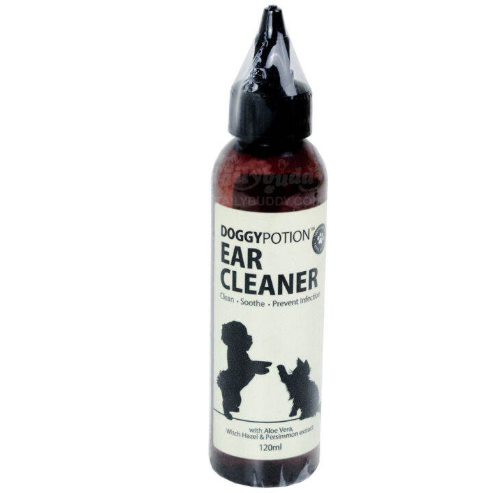 Doggy Potion Ear Cleaner น้ำยาล้างหูสำหรับสุนัขและแมว กำจัดขี้หู ลดการ ...