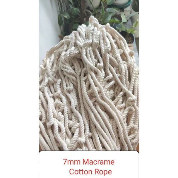 7mm Macrame Cream Cotton Rope - 1 Bundle | Lazada PH