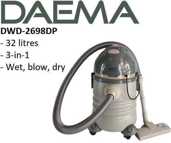 Daema Vacuum Cleaner 3-in-1 (32L) DWD-2698DP | Lazada