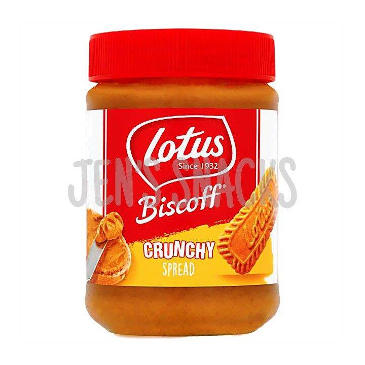 peanut butter Authentic Lotus Biscoff Cookie Butter Spread (Smooth 400g ...