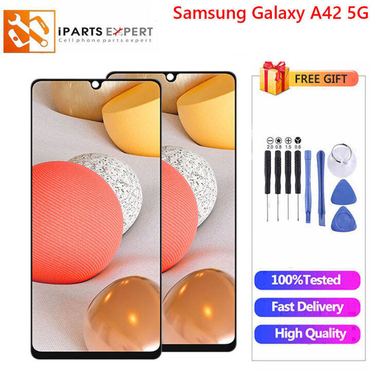IPARTSEXPERT Original LCD for Samsung Galaxy A42 5G LCD With Frame A426 ...