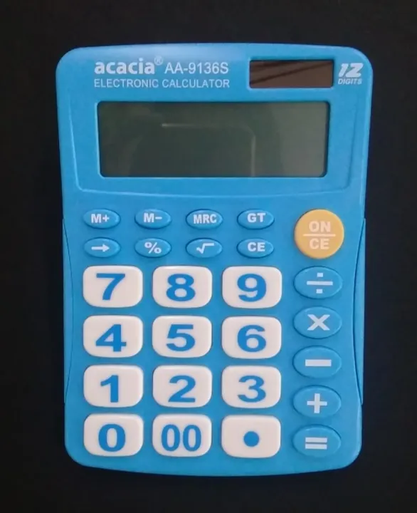 ACACIA SOLAR ELECTRONIC CALCULATOR | Lazada PH