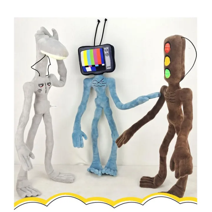 21" Anime SCP Siren Head Plush Toy Bendable Doll Monster Horror TV ...