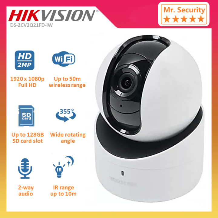 Hikvision Q1 360° 1080P Night Vision Home Security Wireless Camera, Pet ...