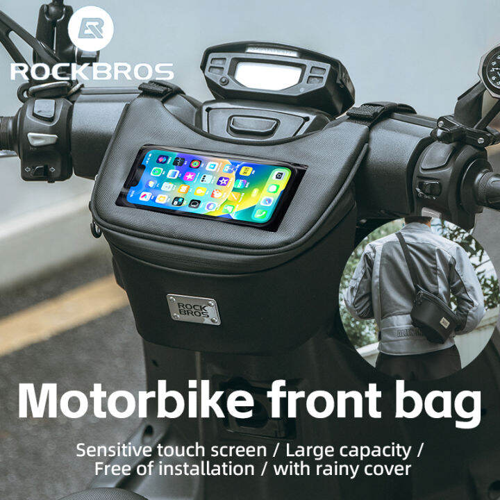 ROCKBROS Motorcycle Phone Front Bag Waterproof Scratch-resistant ...