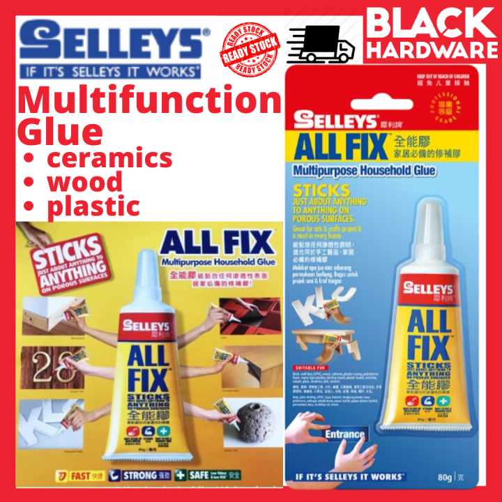 BLACK HARDWARE 80g Selleys All Fix Multipurpose Super School Strong ...