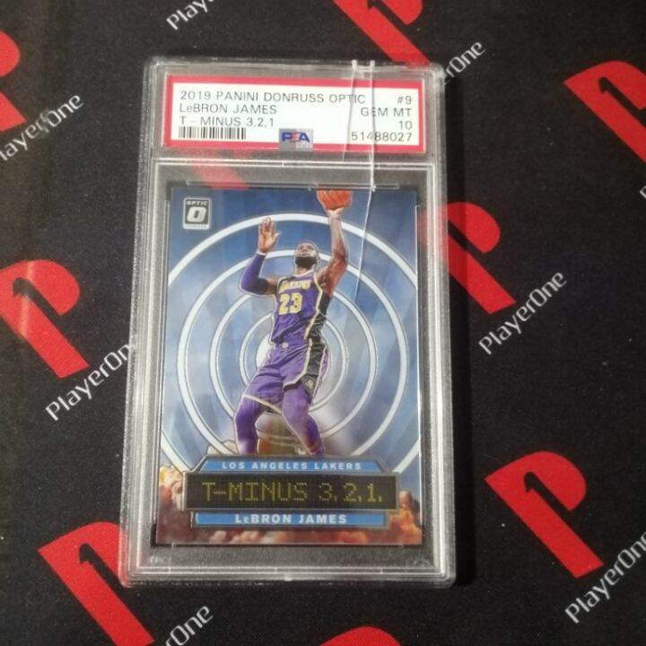 PSA 10 LeBron James Optic T-Minus NBA Card | Graded Gem Mint | Issue ...