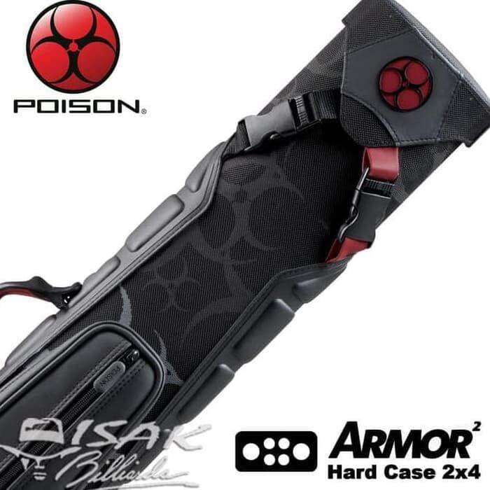 Poison 2X4 Armor - Hard Cue Case - Tas Stick 2B4S Billiard Biliar Stik ...