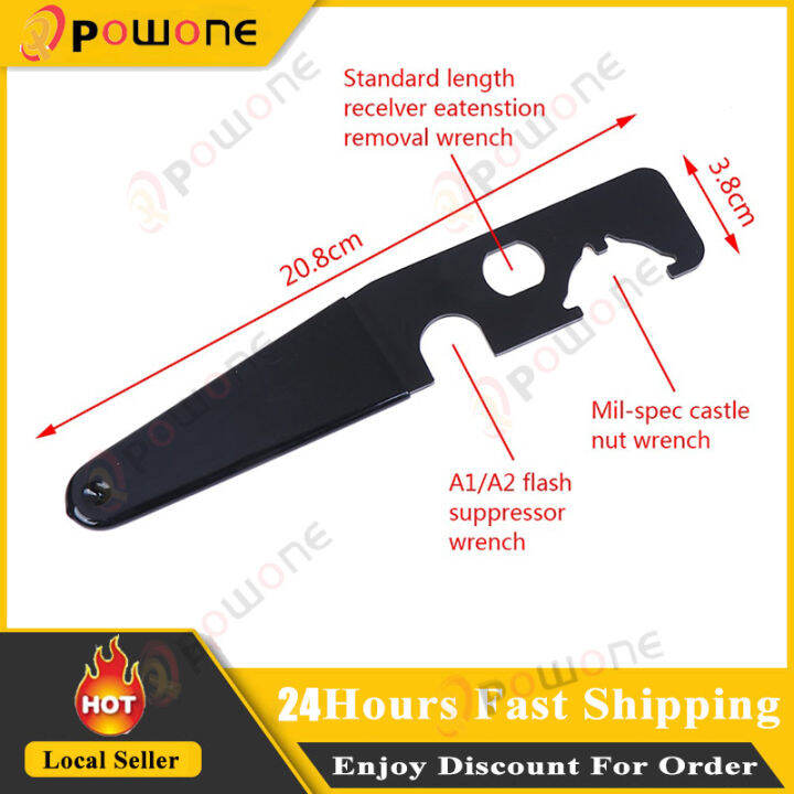 Steel Enhanced AR15 Armorer Stock Spanner Wrench With Rubber Handle For ...