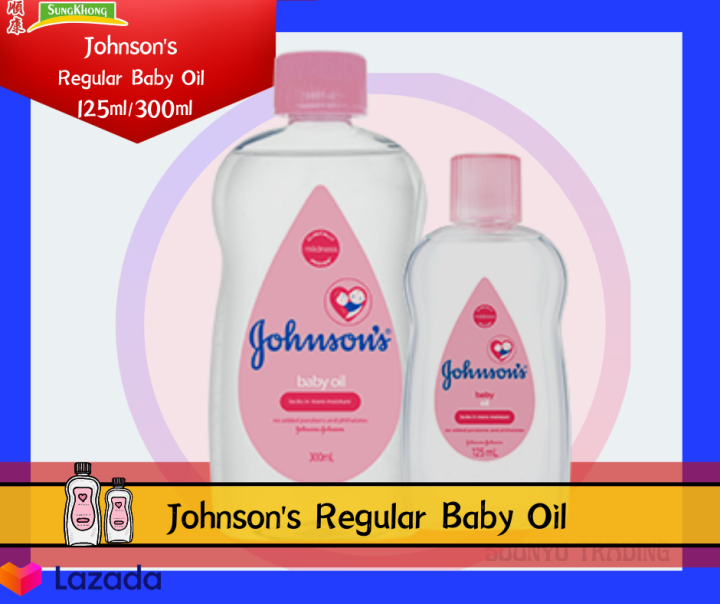 Johnson's Regular Baby Oil 125ml/300ml | Lazada