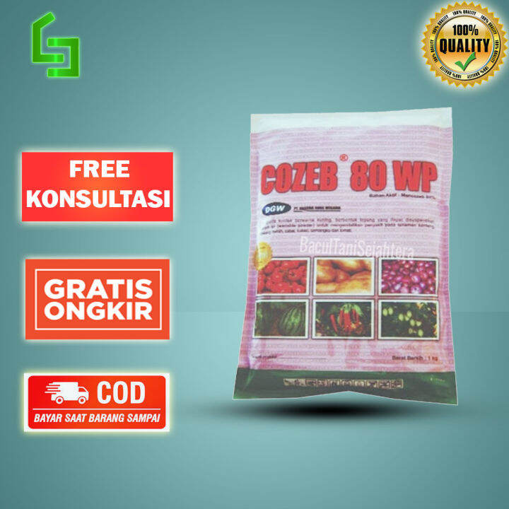 COZEB 80 WP 1 KILOGRAM 1 KG FUNGISIDA penyakit bercak daun Alternaria ...