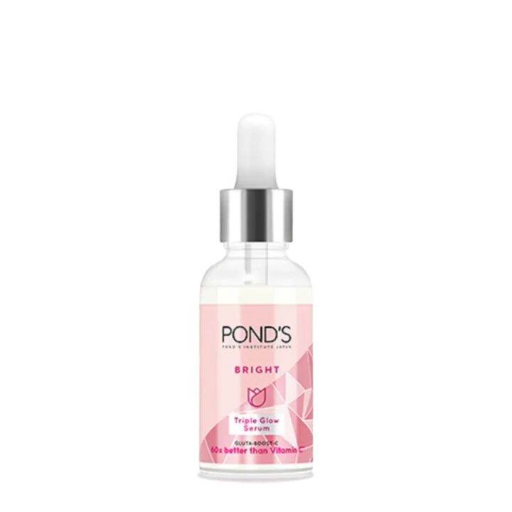 POND'S Bright Triple Glow Facial Serum with Gluta Boost and Niacinamide ...