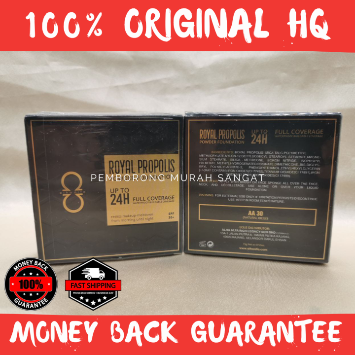 ALHA ALFA COMPACT POWDER – ROYAL PROPOLIS POWDER FOUNDATION || 100% ...