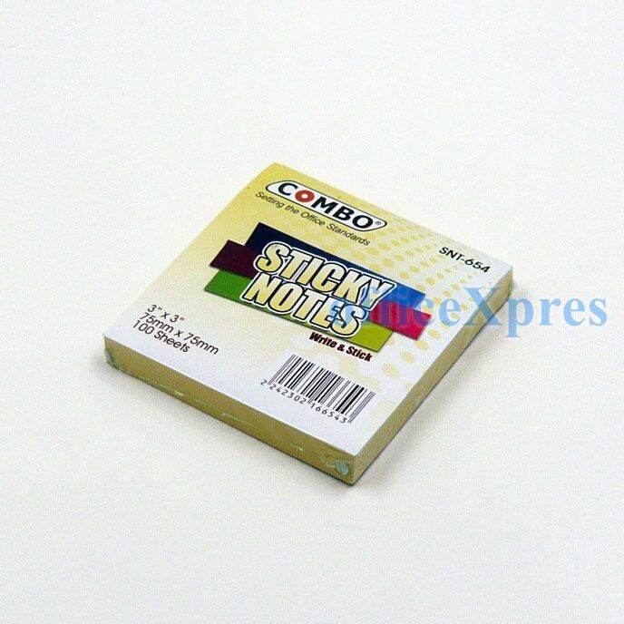 Memo Tempel / Sticky Note / Kertas Memo Stick / Index Mark / Post It SNT 654 Combo (12pad ...