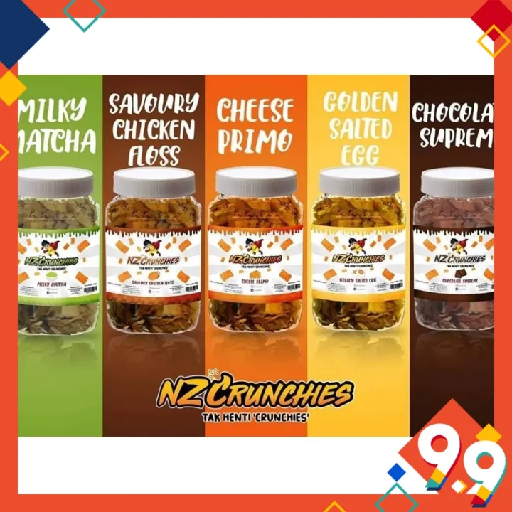 NZ CRUNCHIES SNACKS / POPIA SNACK KUDAP KUDAPAN 6 PERISA HEBAT SALTED ...