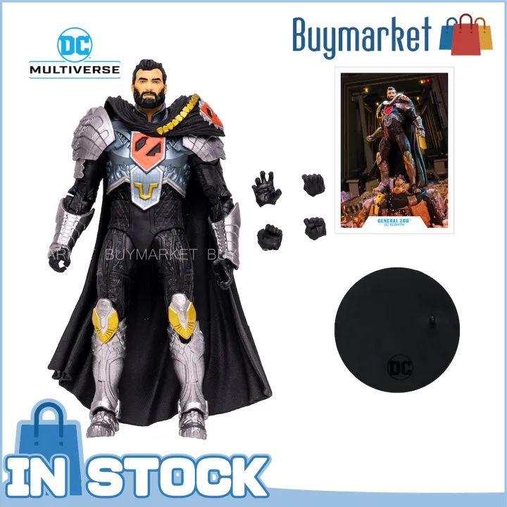 [ของแท้] McFarlane Toys D C Multiverse General Zod 7-Inch Action Figure ...